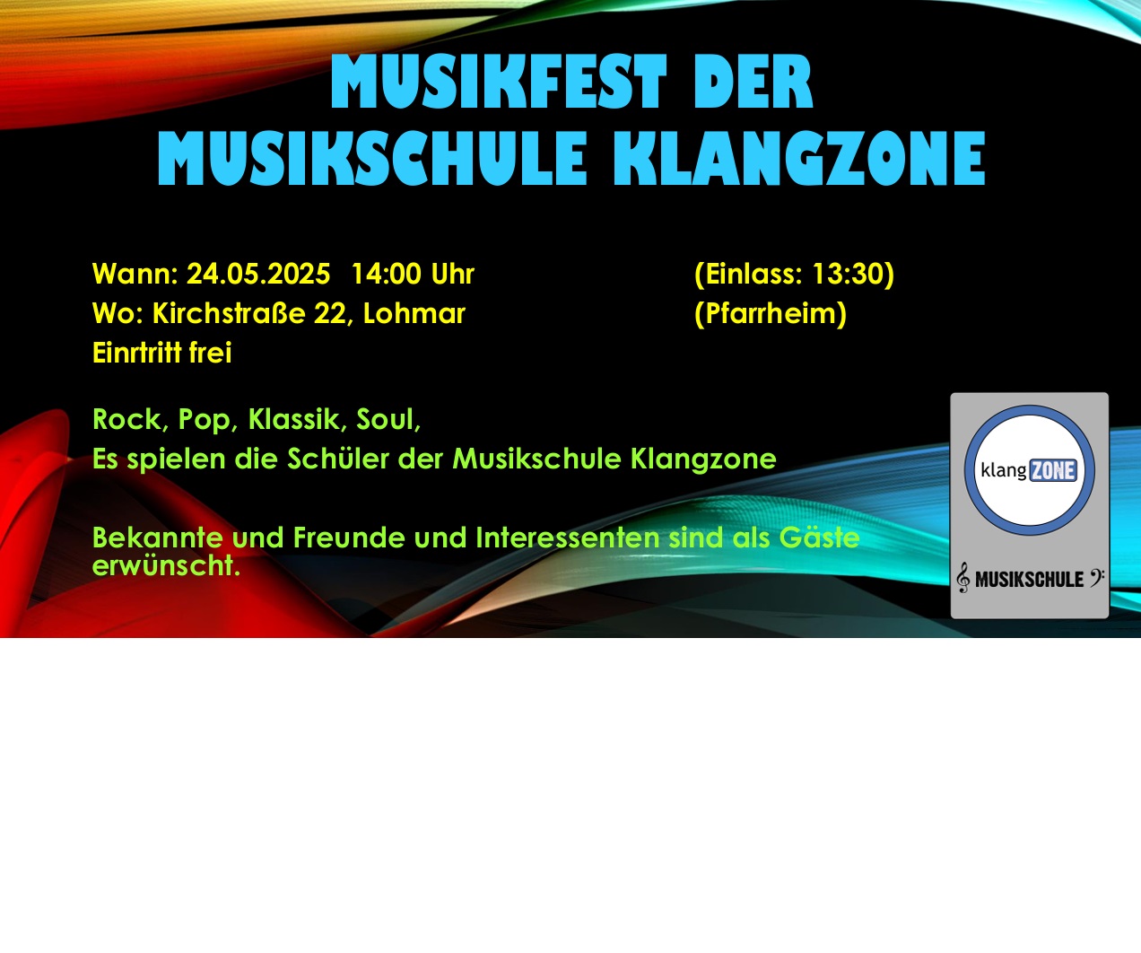 Musikschule Lohmar (Raum Siegburg, Troisdorf & Rösrath) – Musikschule Klangzone Lohmar